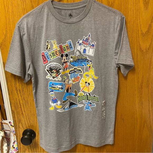 Disney | Shirts | Disneyland Resort Attractions Graphic Tshirt | Poshmark